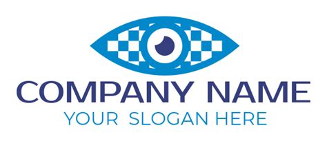 Optometry Logo Eye In Interlocking Circles Logo Template By