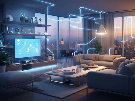 Premium Photo Smart IoT Connectivity Solutions AI Generated