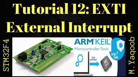 Stm32f4 Discovery Board Keil 5 Ide With Cubemx Tutorial 12 External Interrupt Updated Nov