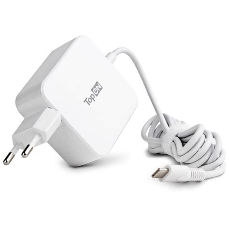 TopON TOP-HW45QW Блок питания для ноутбука Huawei 45W кабель Type-C ...
