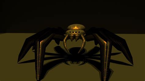 3d File Spider Animated Game Ready・3d Printing Model To Download・cults