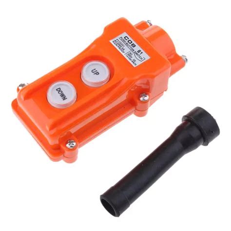 COB HOIST PUSH Button Switch Up Down IP Rain Proof Crane Pendant Button PicClick AU