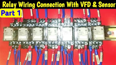 Relay Input Output Wiring Connection For VFD Relay Connection With Sensors YouTube