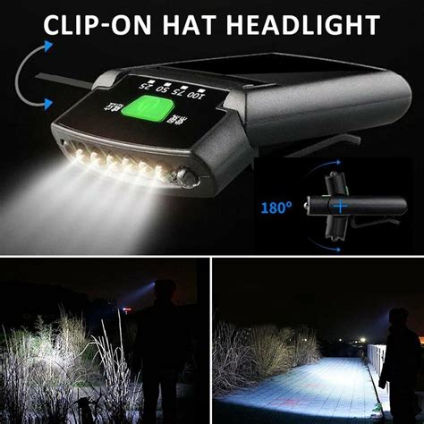 Satın Alın Dagu Rechargeable Usb Led Headlamp Clip On Cap Hat Light