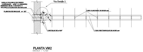 Plan Of Structural Member With Detail Autocad Drawing Dwg File Cad File