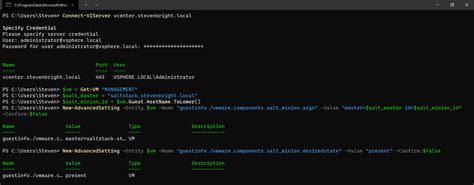 Deploy Salt Minions Automatically Using Vmware Tools