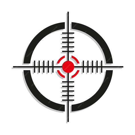 Premium Vector Crosshair Reticle Sniper Scope Rifle Sight Target Gun