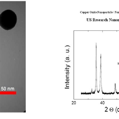 Transmission Electron Microscope Photograph Of Copper Nanoparticle And