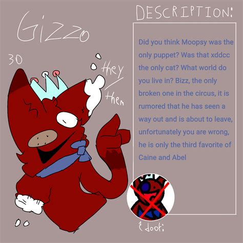 Tadc Oc 3 Gizzo By Harrygamer8 On Deviantart