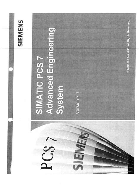 Simatic Pcs7 Advanced Engineering System Pdf