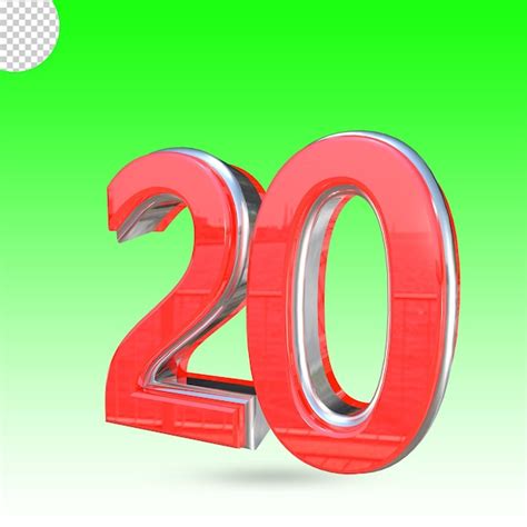 Número 20 PSD Premium