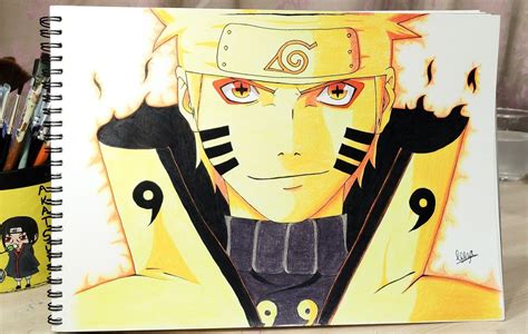 How To Draw Naruto Sage Mode With Color