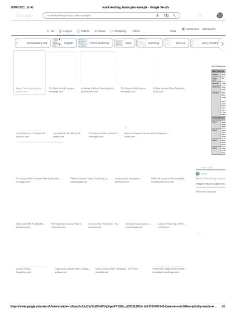 Mock Teaching Lesson Plan Example Pdf Lesson Plan Learning