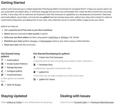 Pyrevit Home Page