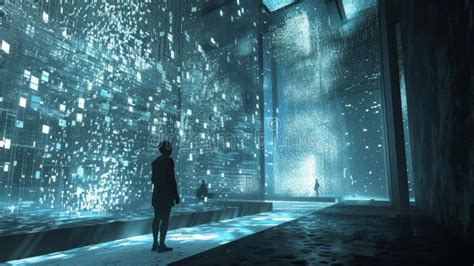 An Immersive Data Simulation Transporting The Audience Into A Virtual World Where They Can