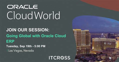 Itcross On Linkedin Ocw Cloudworld Localization Oracle Erpcloud