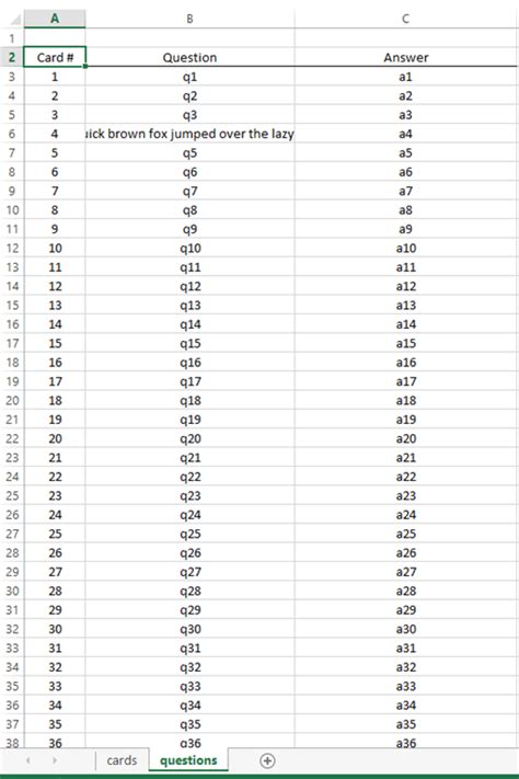 Create And Print Physical Flash Cards With This Microsoft Excel