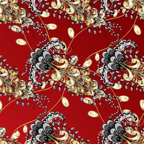 تزئینات شرقی به سبک باروک طلایی کلاسیک سنتی پس زمینه با عناصر طلایی 1644235