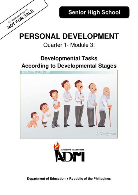 Personal Development Q1 Mod 3 Developmental Tasks According To