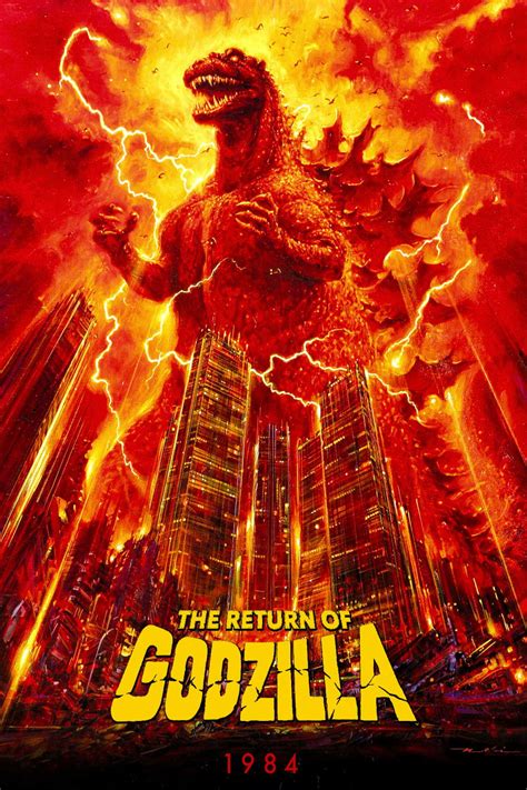 The Return Of Godzilla 1984 Posters — The Movie Database Tmdb