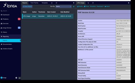 Unable To Create Report Using Icinga Reporting Module Icinga Web