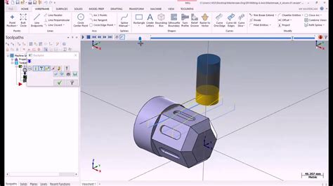 Mastercam Milling Axis Rotate D And D Toolpath YouTube