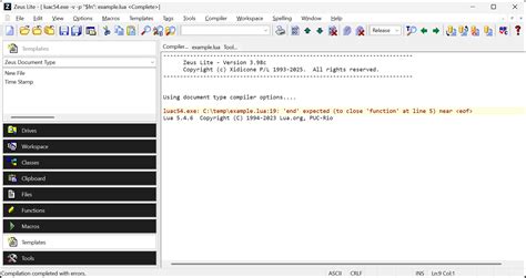 Zeus Lite Programmers Text Editor