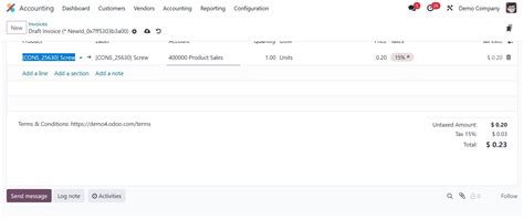 How To Set Default Terms And Conditions In Odoo 17 Accounting