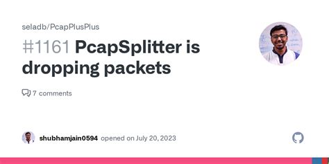 Pcapsplitter Is Dropping Packets · Issue 1161 · Seladbpcapplusplus · Github