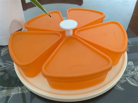 Tupperware Rotating Tray Containers Furniture And Home Living Home Improvement And Organisation