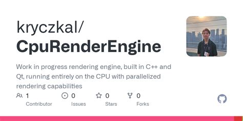 GitHub Kryczkal CpuRenderEngine Work In Progress Rendering Engine Built In C And Qt