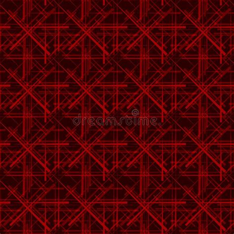 Intersecting Light Red Lines With A Diagonal On A Dark Background Stock Illustration
