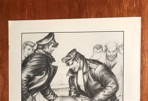 Art Page Print 8 5 X 11 From Tom Of Finland Art Book Etsy