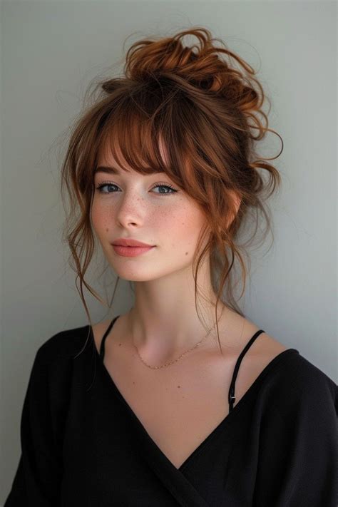 Stunning Updos With Bangs For A Glamorous Look Artofit