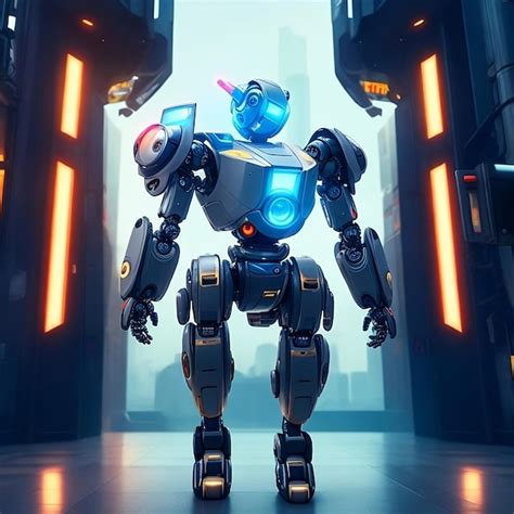 Premium Ai Image Cinematic Robot Improved Efficiency