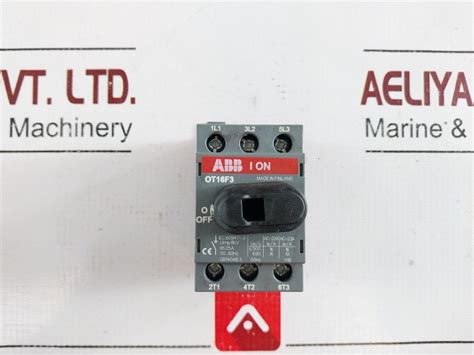 Abb Ot16f3 Switch Disconnector 16 A Aeliya Marine
