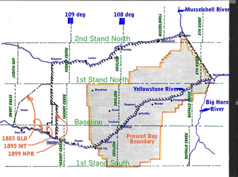 Yellowstone County Boundaries And Areas