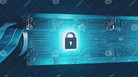 Concept Of Secure Connection Or Cyber Security Service Security Lock With Login And Connection