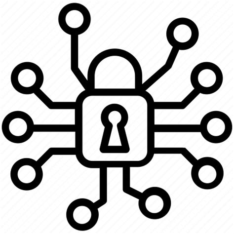 Authentication Authorized Password Cryptography Cyberspace Electronic Security Encryption Icon