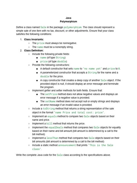 java polymorphism and abstract classes 3 pdf method computer