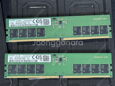 삼성전자 램 Ddr5 16gb Pc5 44800 메모리 Cpu메인보드 중고나라
