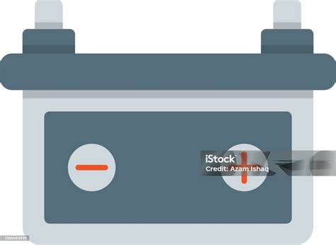 차량 전원 저장 개념 자동차 배터리 벡터 색상 아이콘 디자인 자동차 서비스 및 자동차 수리점 기호 로리 예비 부품 사인 자동차 기술자 장비 재고 일러스트 교통수단에 대한