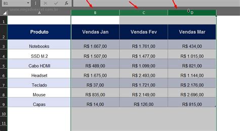 Como Agrupar Colunas No Excel Ninja Do Excel