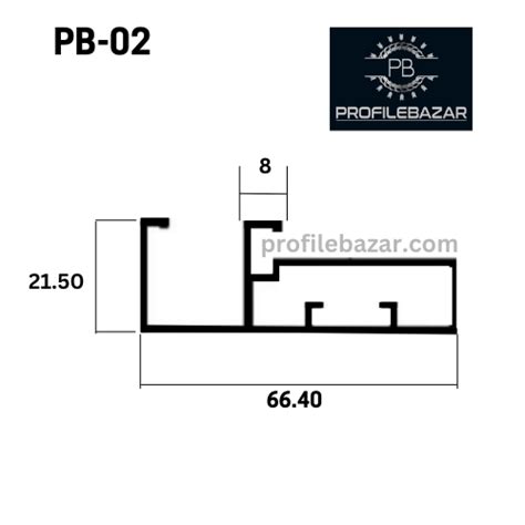67mm Shutter Handle Profile For Glass Fitting Profilebazar