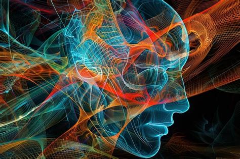 Premium Photo The Intersection Of Art And Technology Abstract Ne Generative Ai