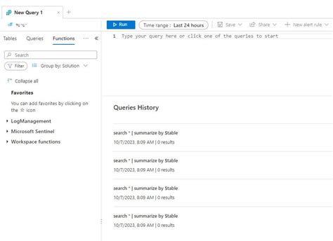 Microsoft Sentinel Creating Parsers Within A Workspace Bill