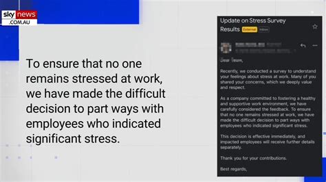 Company Email Goes Viral For Firing Employees For Being Stressed Sky