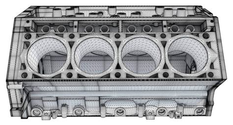 V8 Engine Block Dimensions