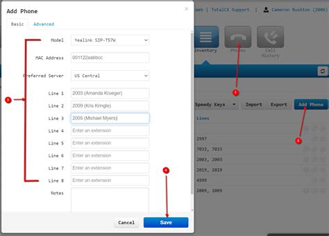 How To Configure Multiple Extensions On A Single Device Callrevu Support Center