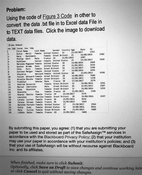 Problem Using The Code Of Figure 3 Code In Other To Convert The Data